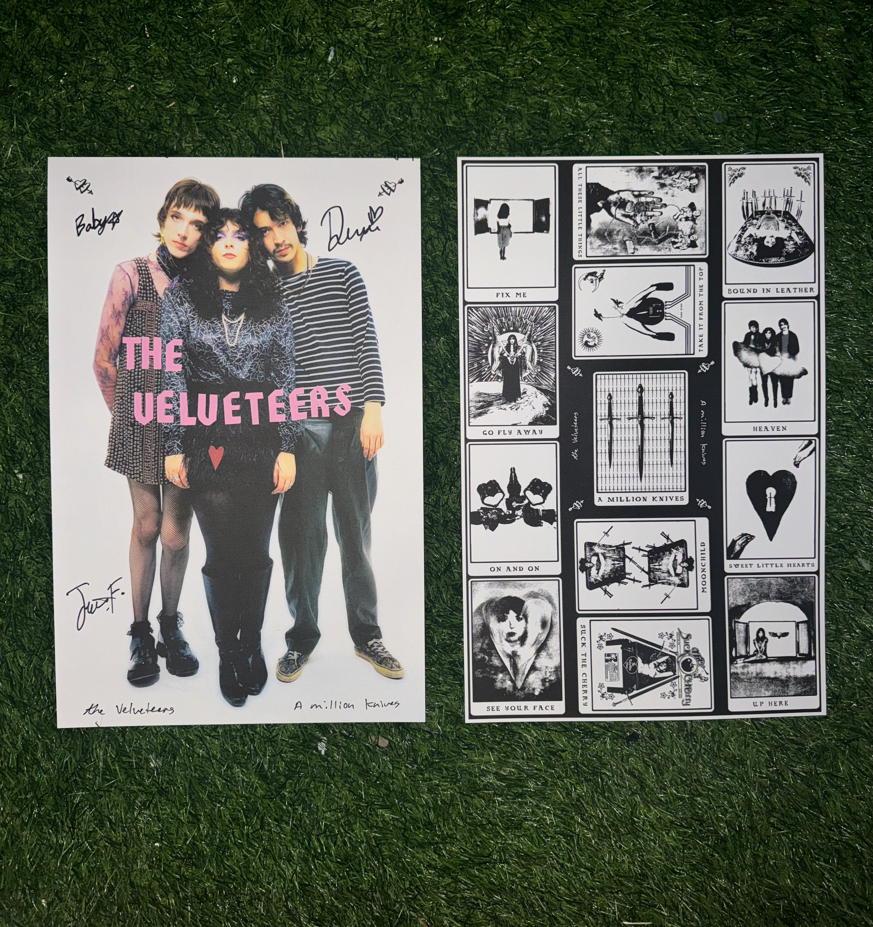 Signed “A Million Knives” Poster Bundle – The Velveteers